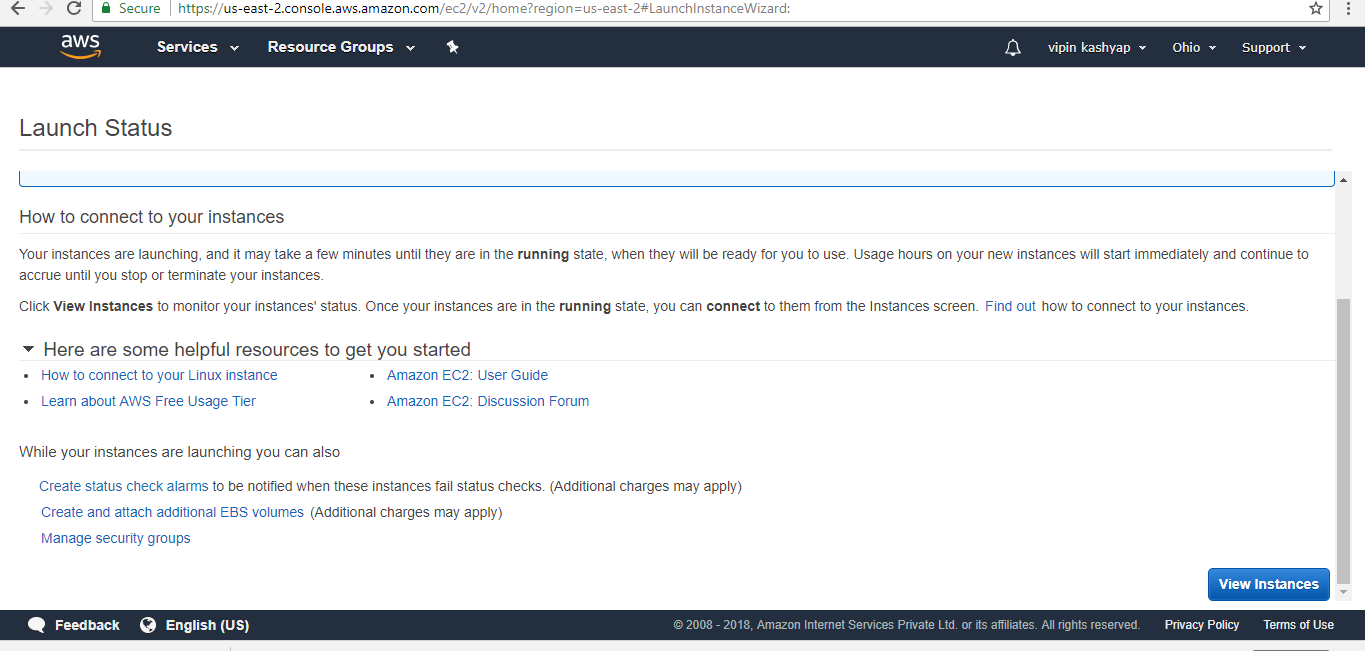 Aws Ec2 Instance Setup With Apache Server Geeksforgeeks