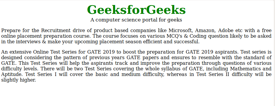 Html Viewport Meta Tag For Responsive Web Design Geeksforgeeks